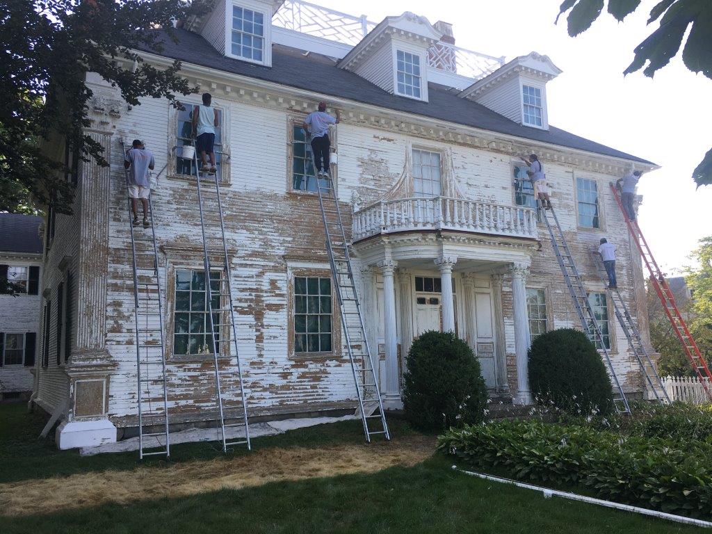 Major exterior painting project completed at Langdon House | Historic ...